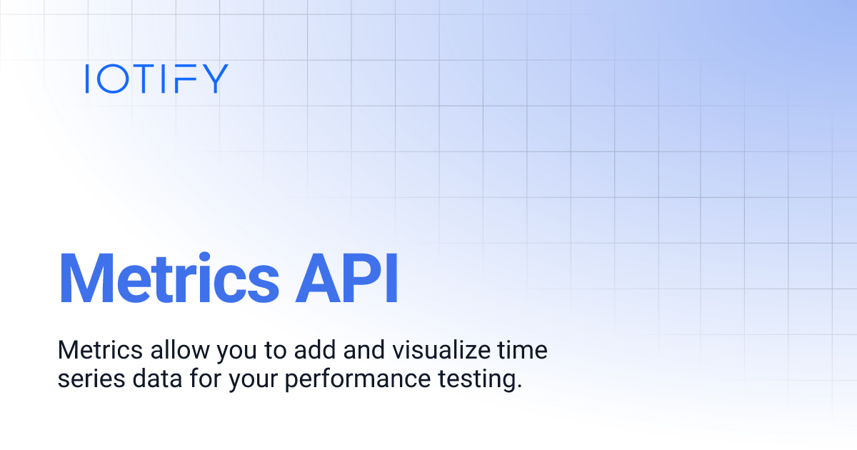 Metrics API | IoTIFY Network Simulator