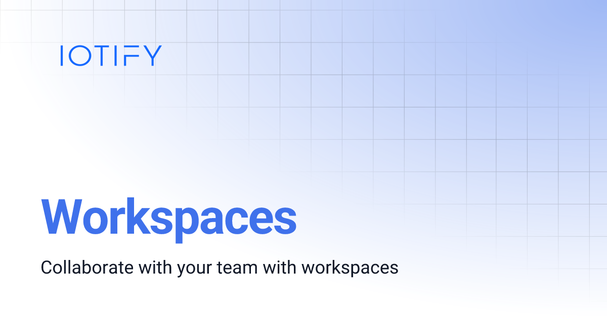 Workspaces | IoTIFY Network Simulator